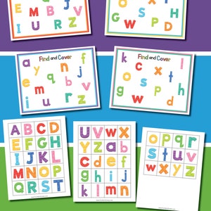Alphabet Sensory Bin Printable: Preschool Letter Activities (instant ...