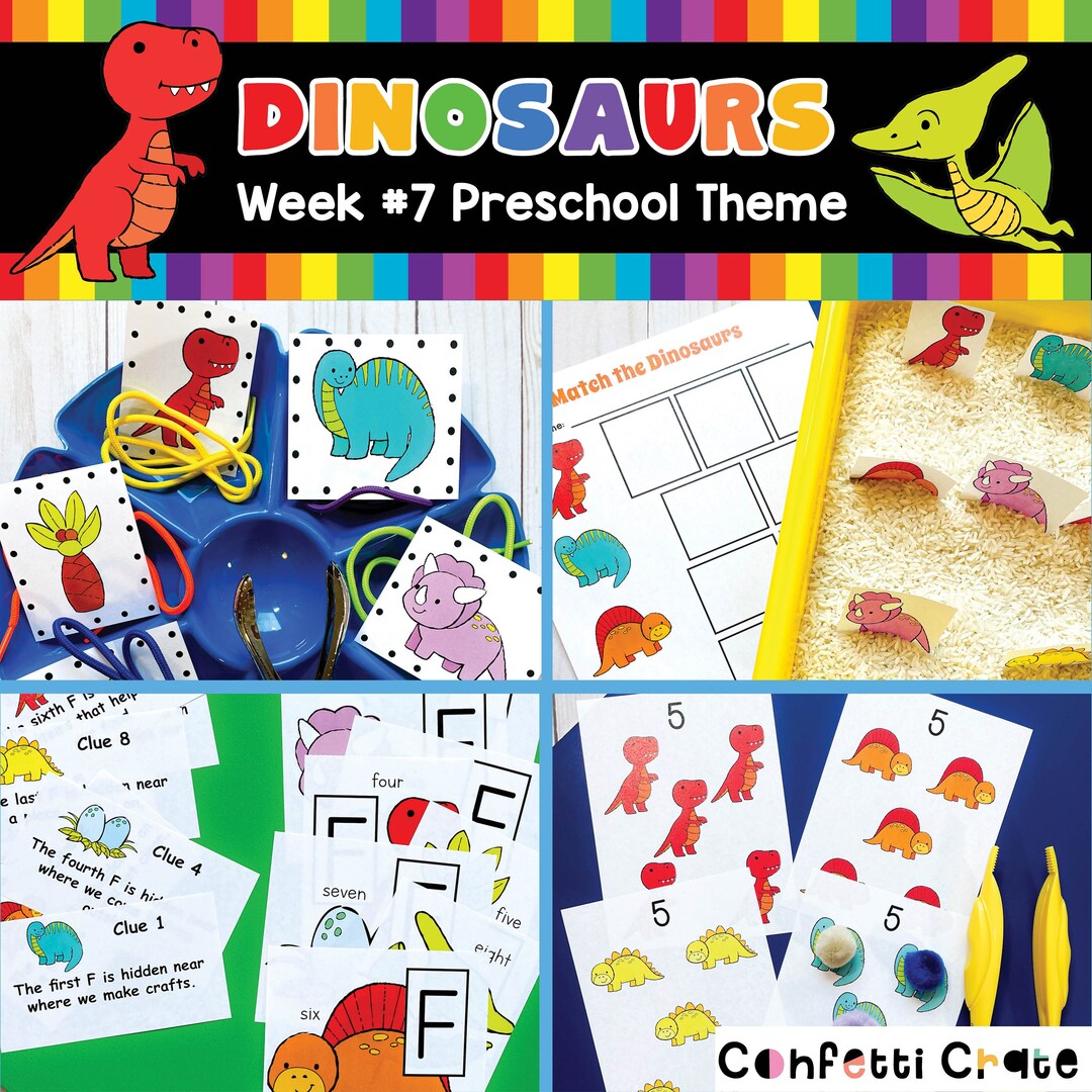 Dinosaurs Preschool Curriculum Printables, Dinosaur Craft, Preschool ...