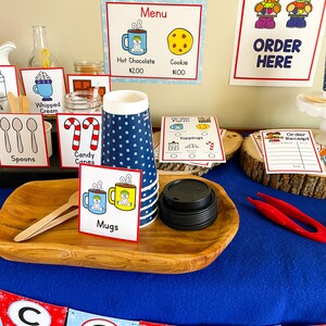 Hot Cocoa Pretend Play Printables, Hot Chocolate Stand Dramatic Play ...