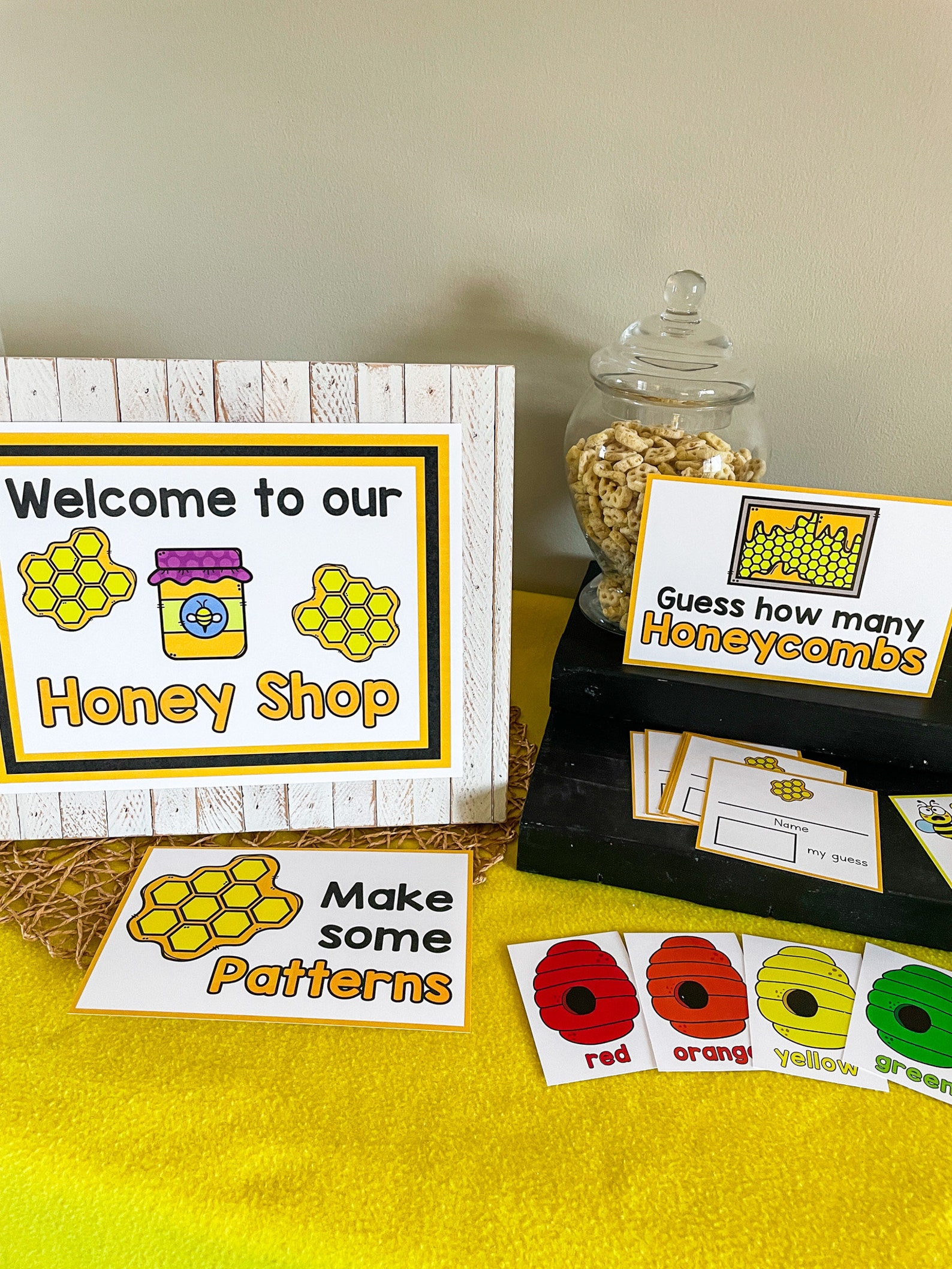 Beekeeper Pretend Play Printables Bees Dramatic Play Bees Etsy