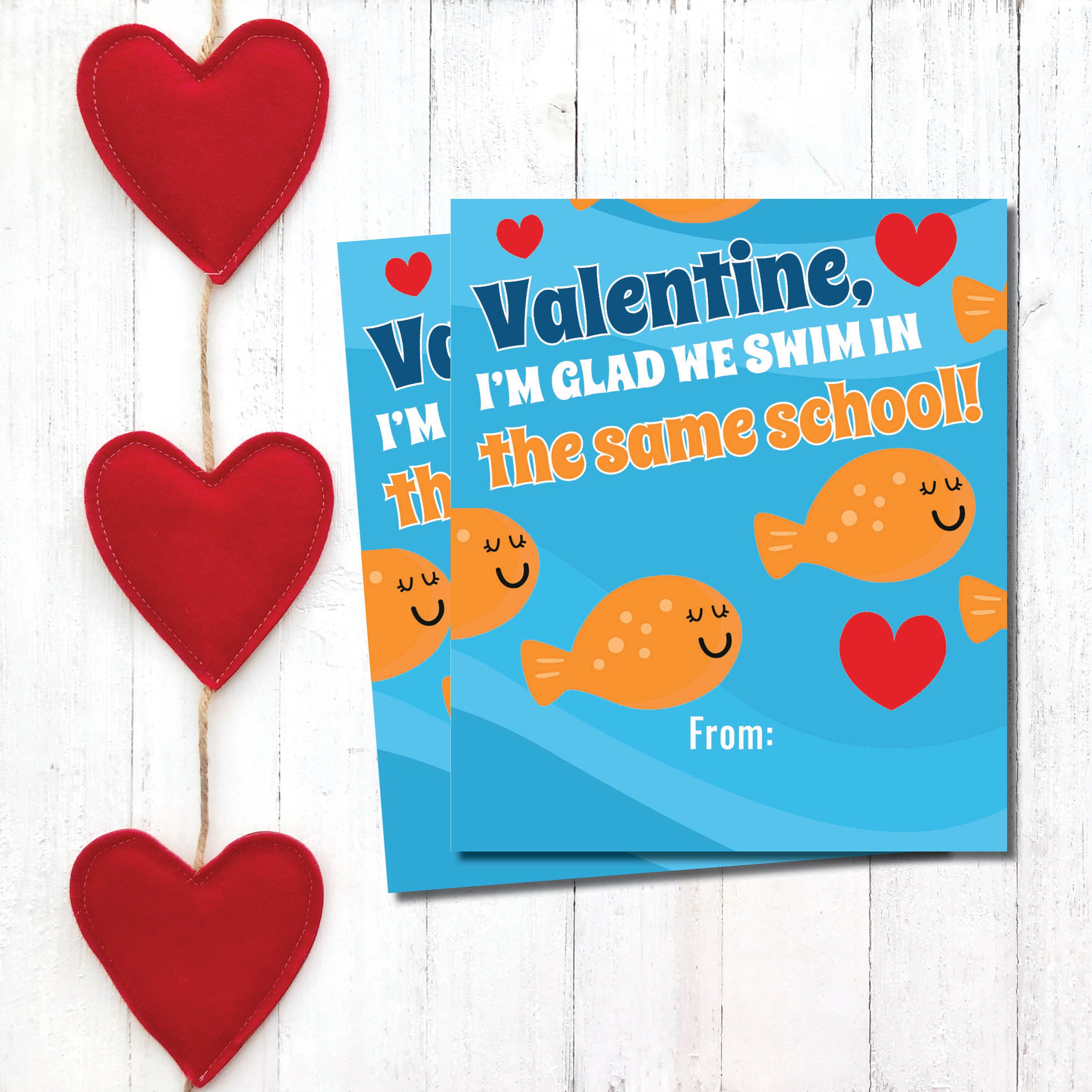Goldfish Valentine Cards