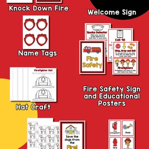 Fire Station Pretend Play Printables, Firefighter Dramatic Play ...