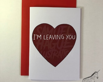 Break up card | Etsy