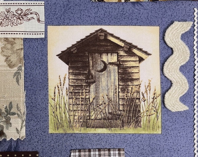 Summer Slow Stitch Kit Fabric Pack Outhouse Hand Stitching Junk Journal ...