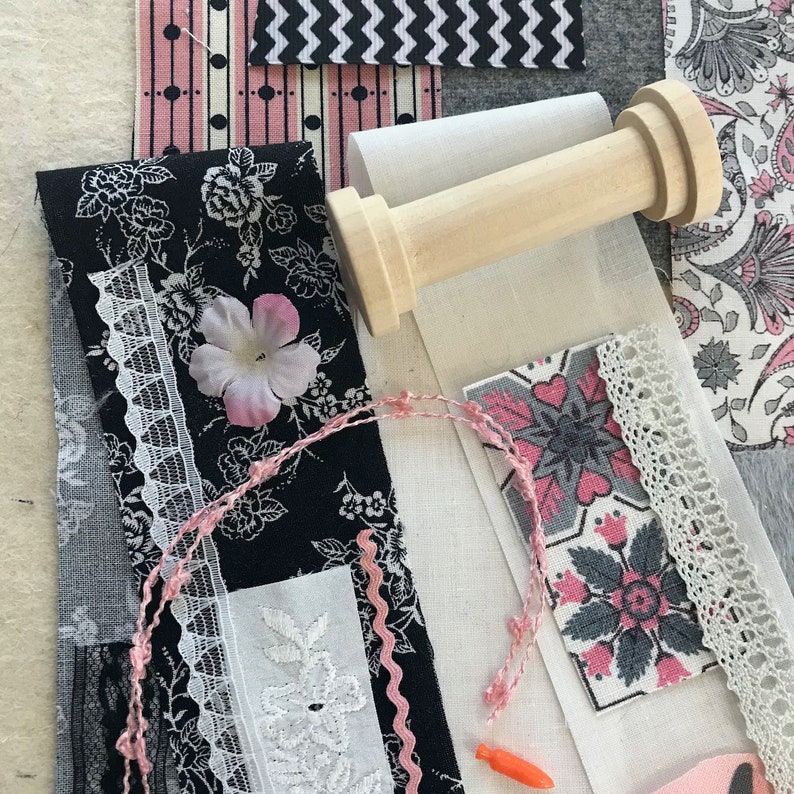 Snippet Roll Rabbit Slow Stitch Kit Easter Spool Pack Mixed - Etsy