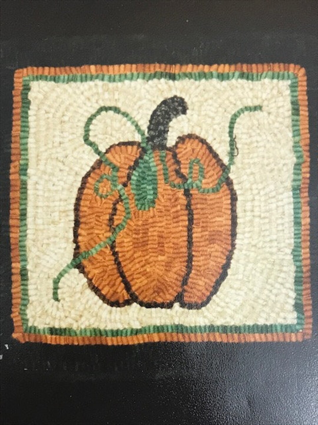 Pumpkin Rug Hooking Pattern and Rug Making Primer Directions - Etsy