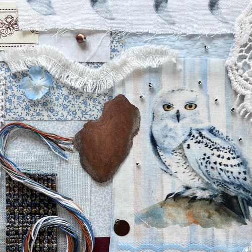 Slow Stitching Kit Poppies - Etsy