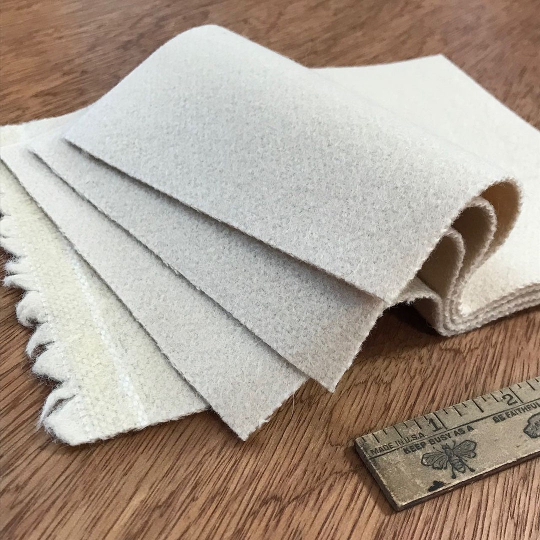Felted Wool Ecru Ivory Slow Stitch Journal Junk Journal Multimedia - Etsy