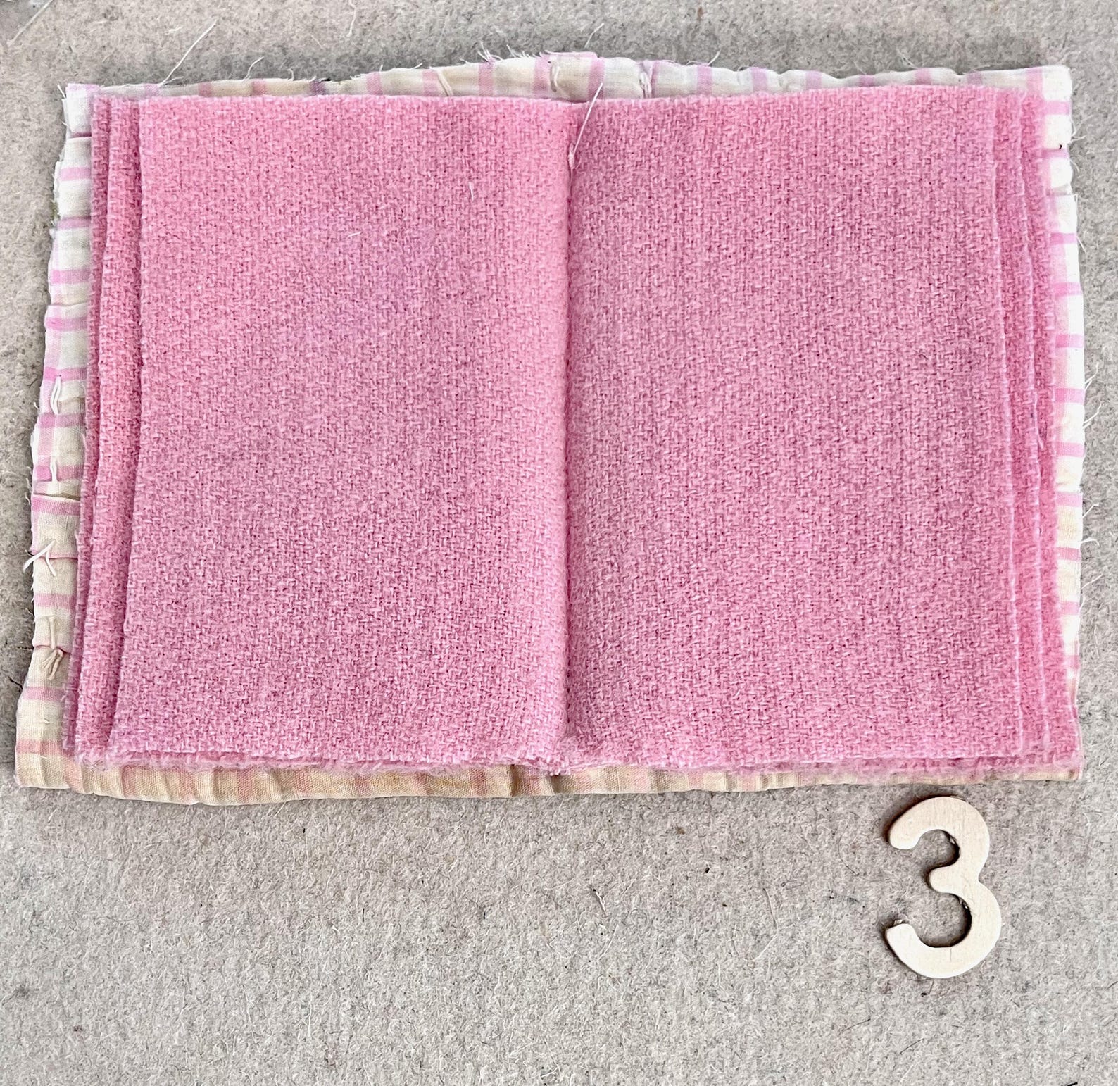Cutter Quilt Felt Wool Journal for Slow Stitch & Junk Journal Grunge #3 ...