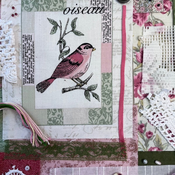 Bird Slow Stitch Pattern - Etsy