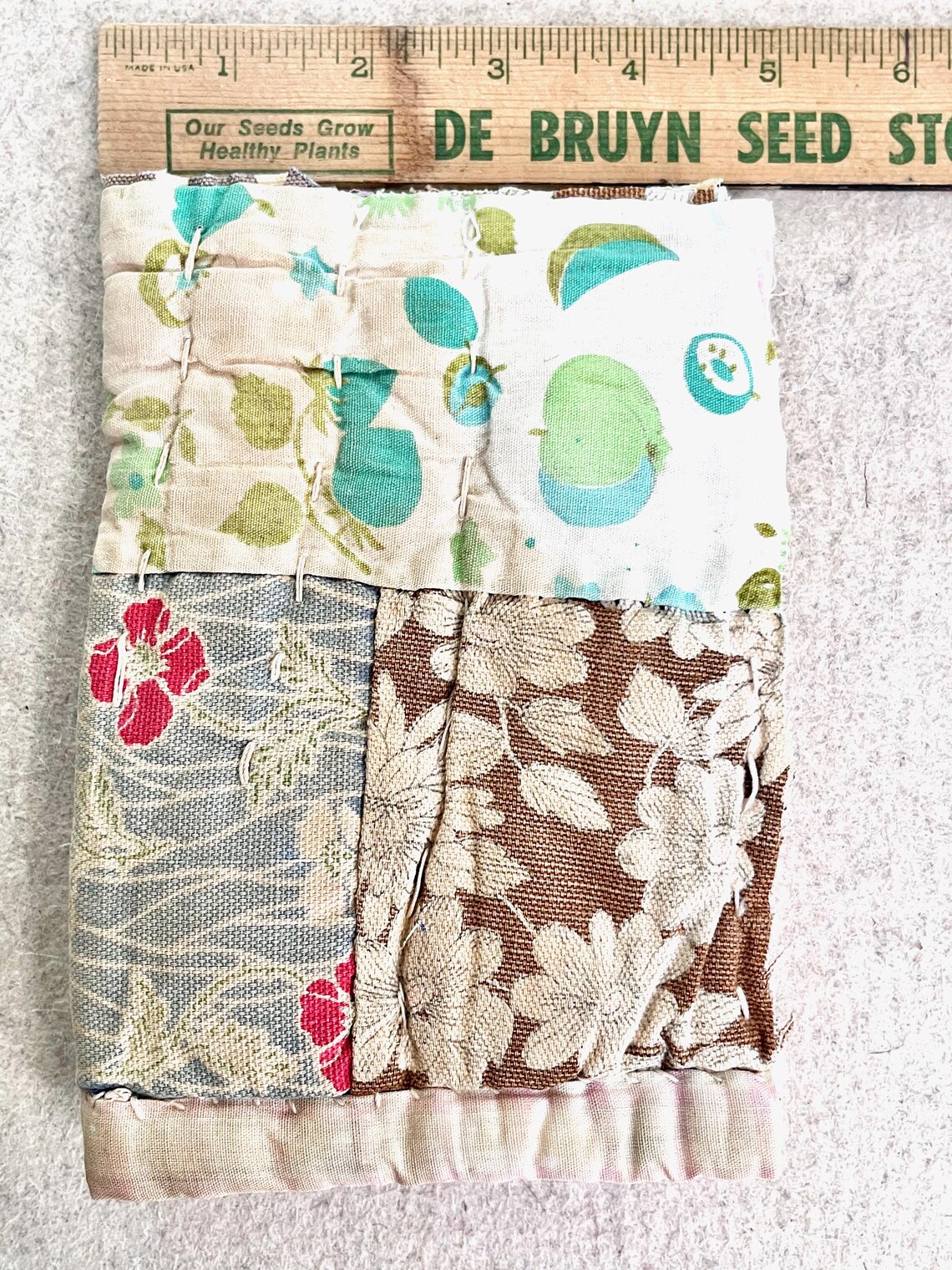Cutter Quilt Felt Wool Journal for Slow Stitch & Junk Journal Grunge #3 ...