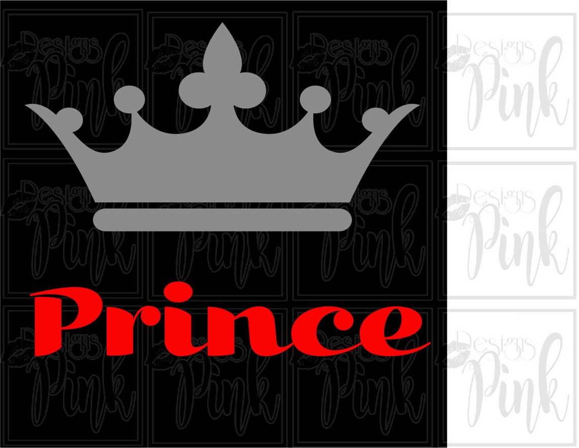 King Queen Prince Princess SVG for Cricut Design Space, Silhouette ...