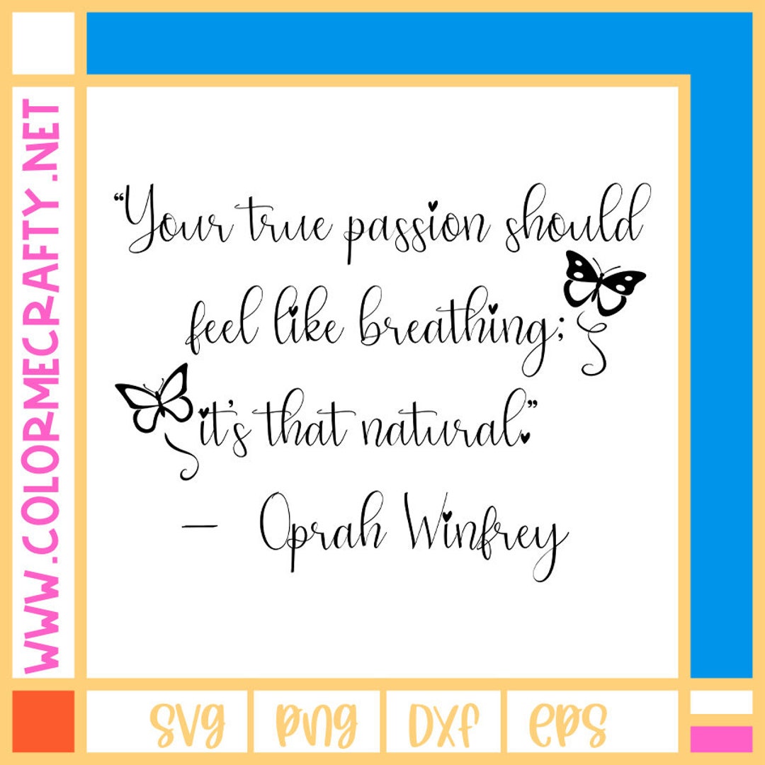 Oprah Quote SVG - Etsy