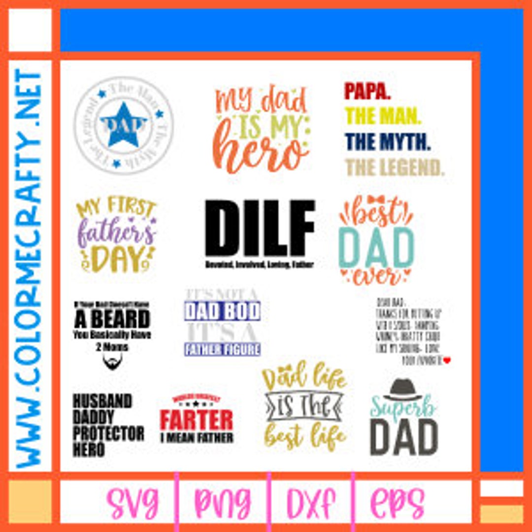 Dad SVG Bundle - Etsy