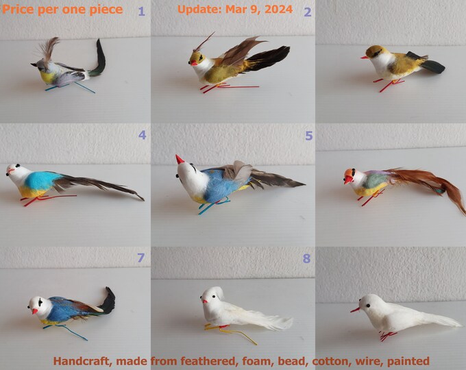 Nature's Masterpiece: Lifelike Bird Replica Handcrafted With Feathers ...