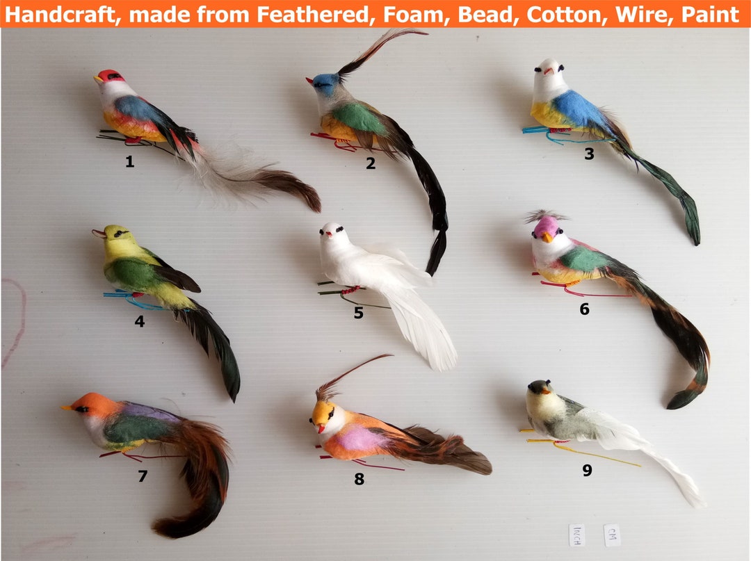 Nature's Masterpiece: Lifelike Bird Replica Handcrafted With Feathers ...
