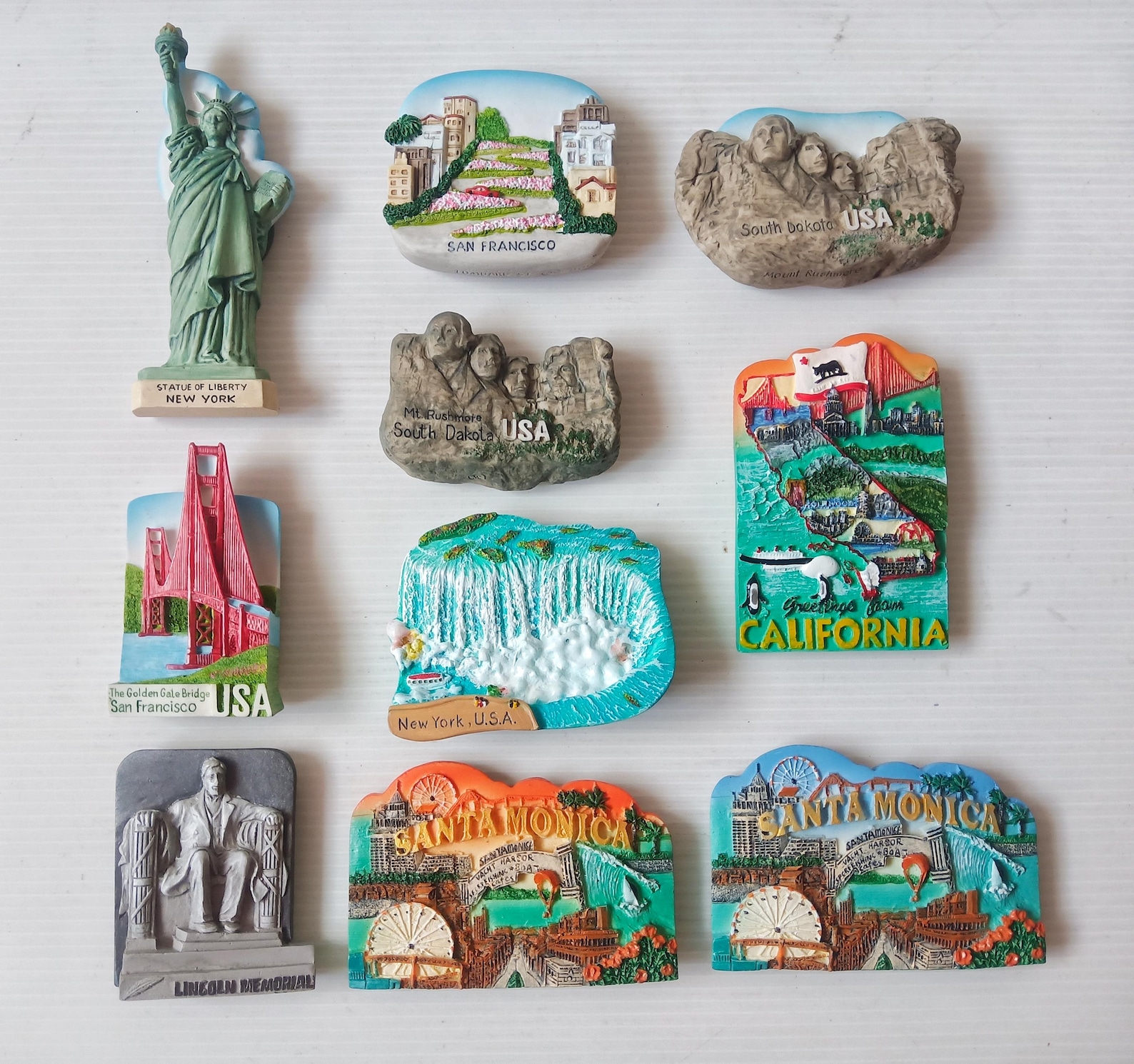 USA Landmark Souvenir Magnet Collection Gift for Refrigerator - Etsy