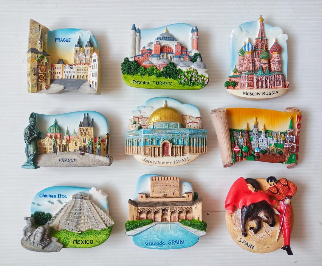 Landmark Souvenir Magnet: Travel Gift, Refrigerator Decor #1 - Etsy