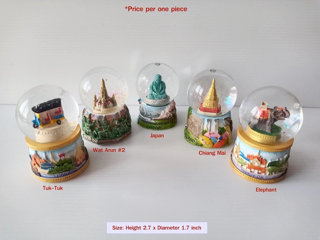 Traveler's Keepsakes: Souvenir Snow Water Globes of Unforgettable ...