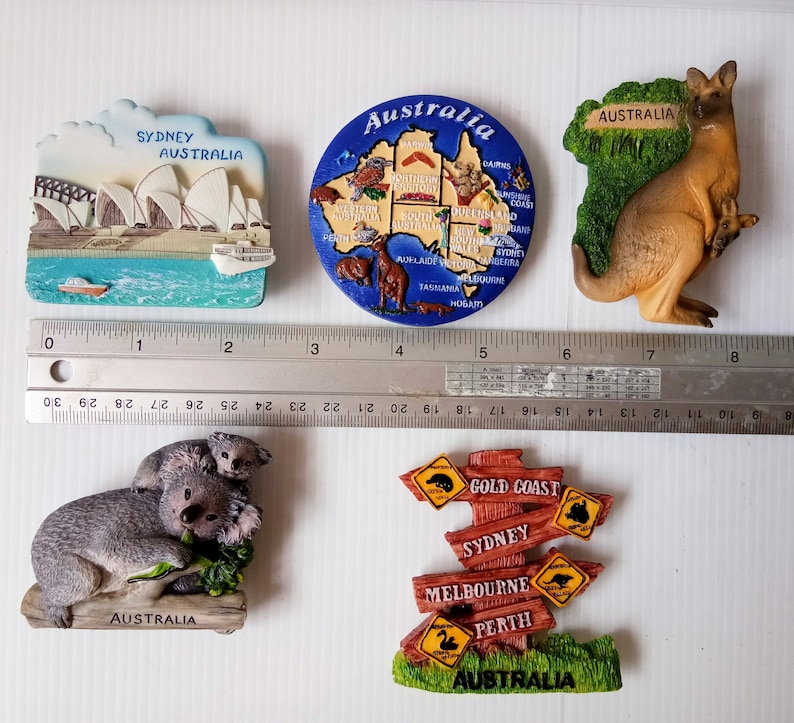 Australia Landmark Souvenir Magnet Collection Gift for Refrigerator - Etsy