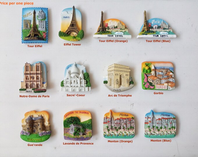 Paris Magnet, Travel Magnet, Magnet, Stocking Stuffer, Eiffel Tower ...