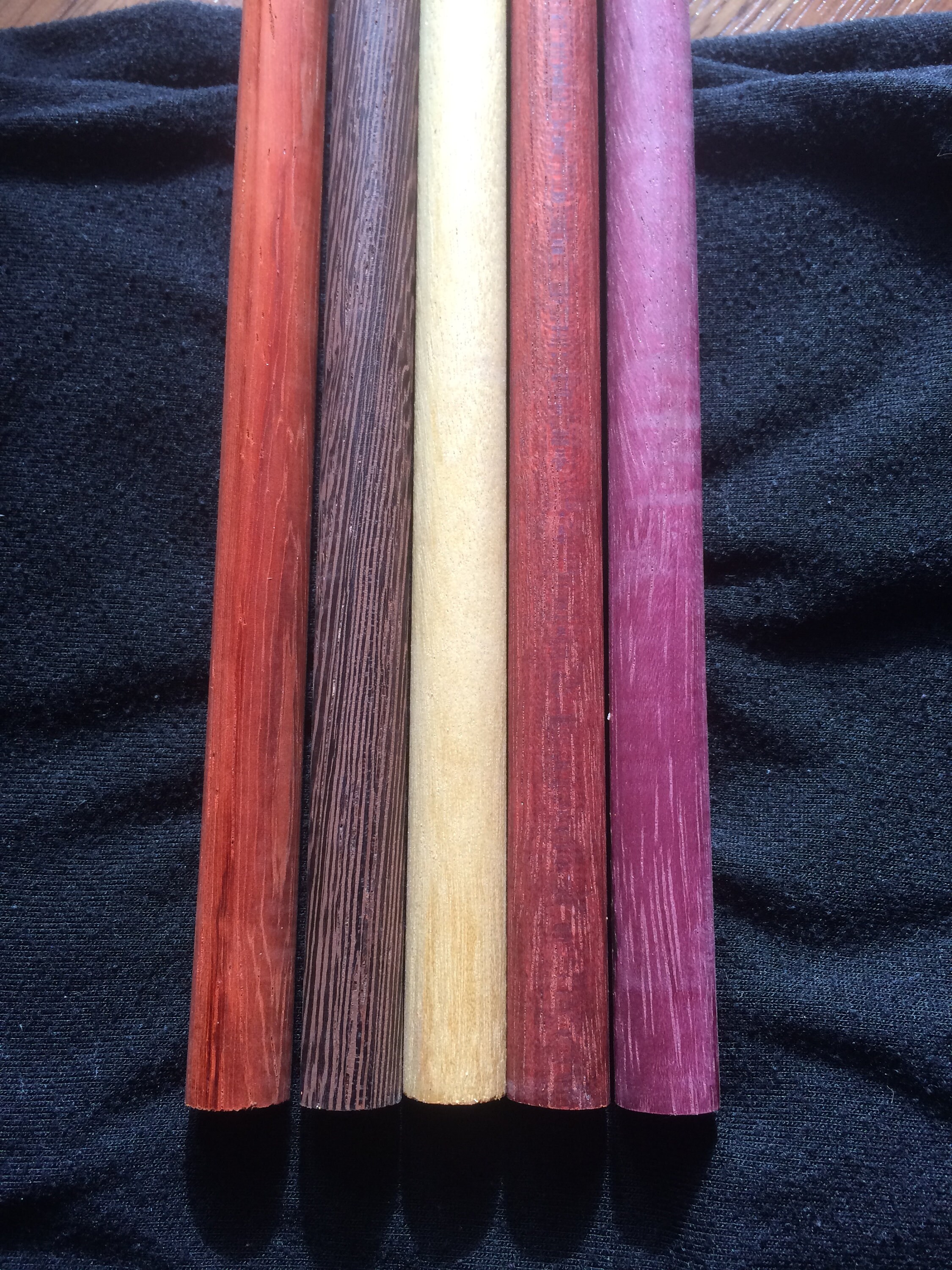 1/2 Dia X 29 in Mixed Exotic Wood Dowels - Etsy