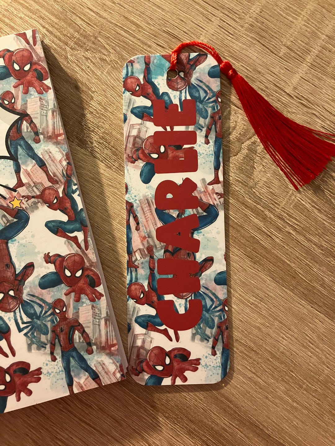 Colourful Spider-man Themed Bookmark / Page Marker. Bookmarks for Kids ...