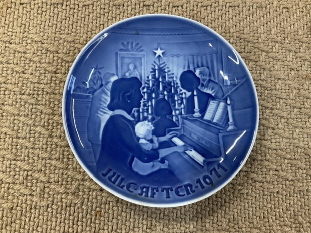 Royal Jule-aften Christmas Plate 1971 - Etsy