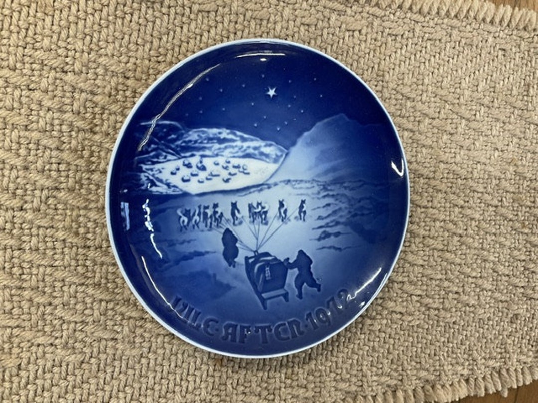 Royal Jule-aften Christmas Plate 1972 - Etsy