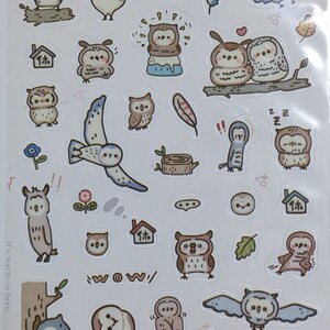 Masked Owl Bird Brooch Felt Badge Pin Free Owl Stickers Handmade Hand ...