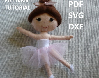 Ballerina Felt Pattern - Etsy