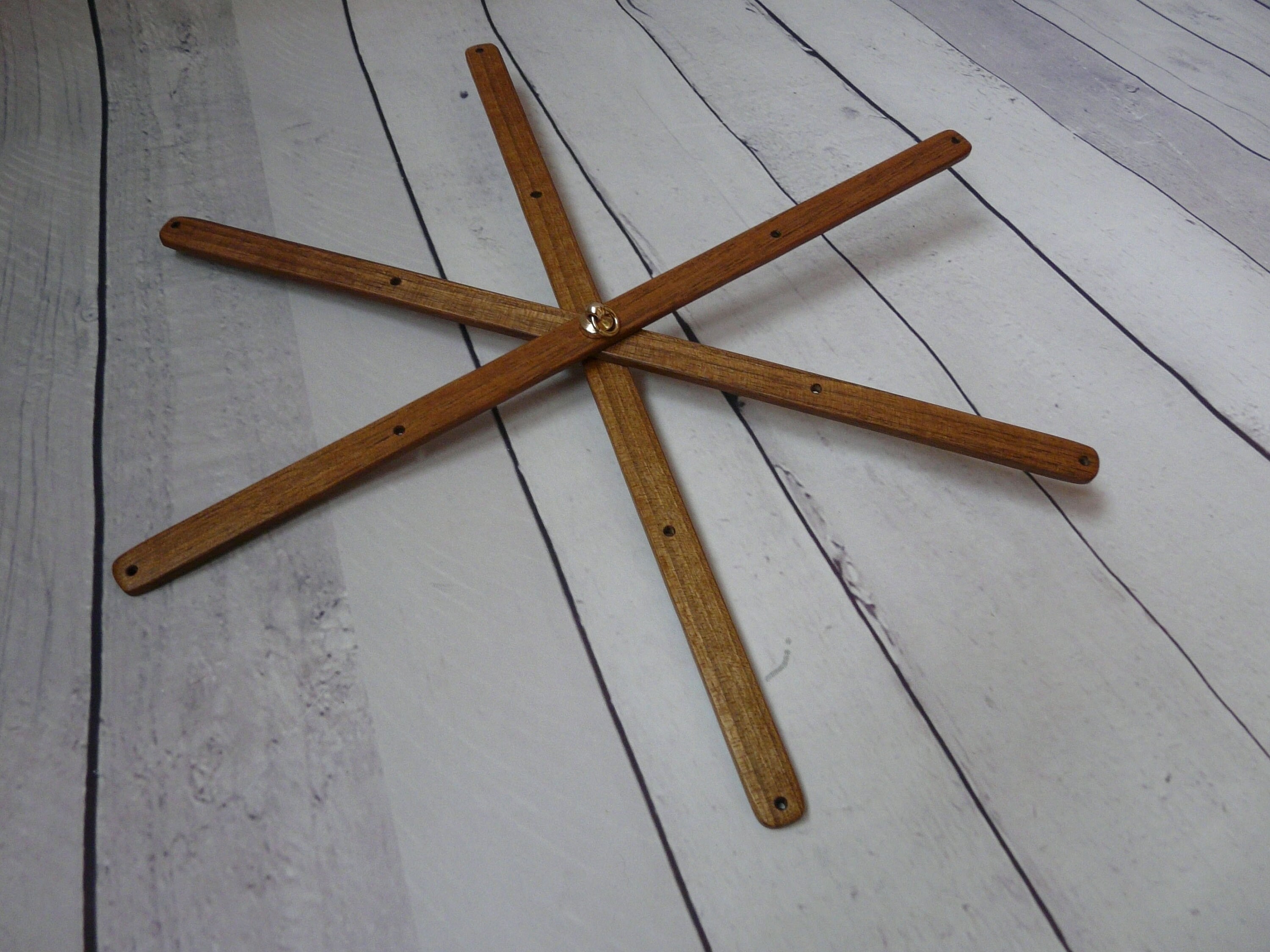 Wooden Mobile Hanger Nursery Oak Decor Mobile Crib Base DIY Natural ...