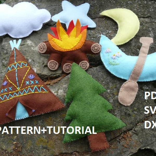 Felt Campfire - Etsy