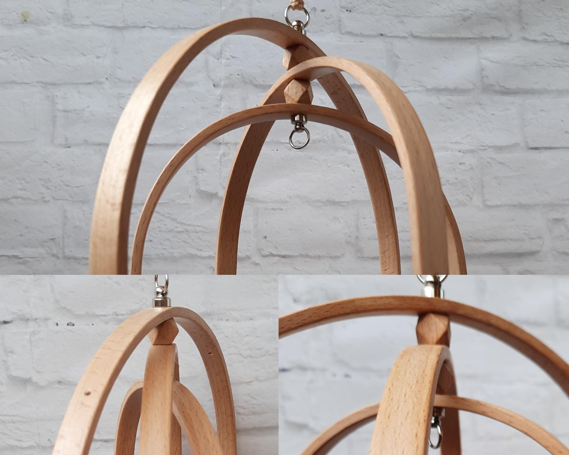 Beech Baby Wooden Mobile Beech Wooden Baby Mobile Hanger DIY Kit Base ...