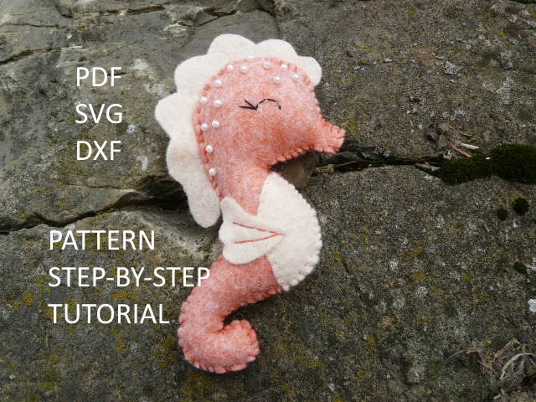 Seahorse Toy Pattern //PDF Sewing Pattern // Easy Sew Toy // Step by ...