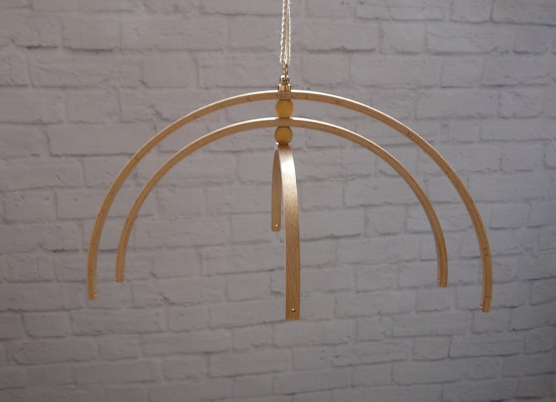 Arcs Wooden Mobile, Hanger Mobile, Frame Mobile, Nursery Decor, Crib ...