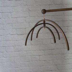 Arcs Wooden Mobile, Hanger Mobile, Frame Mobile, Nursery Decor, Crib ...