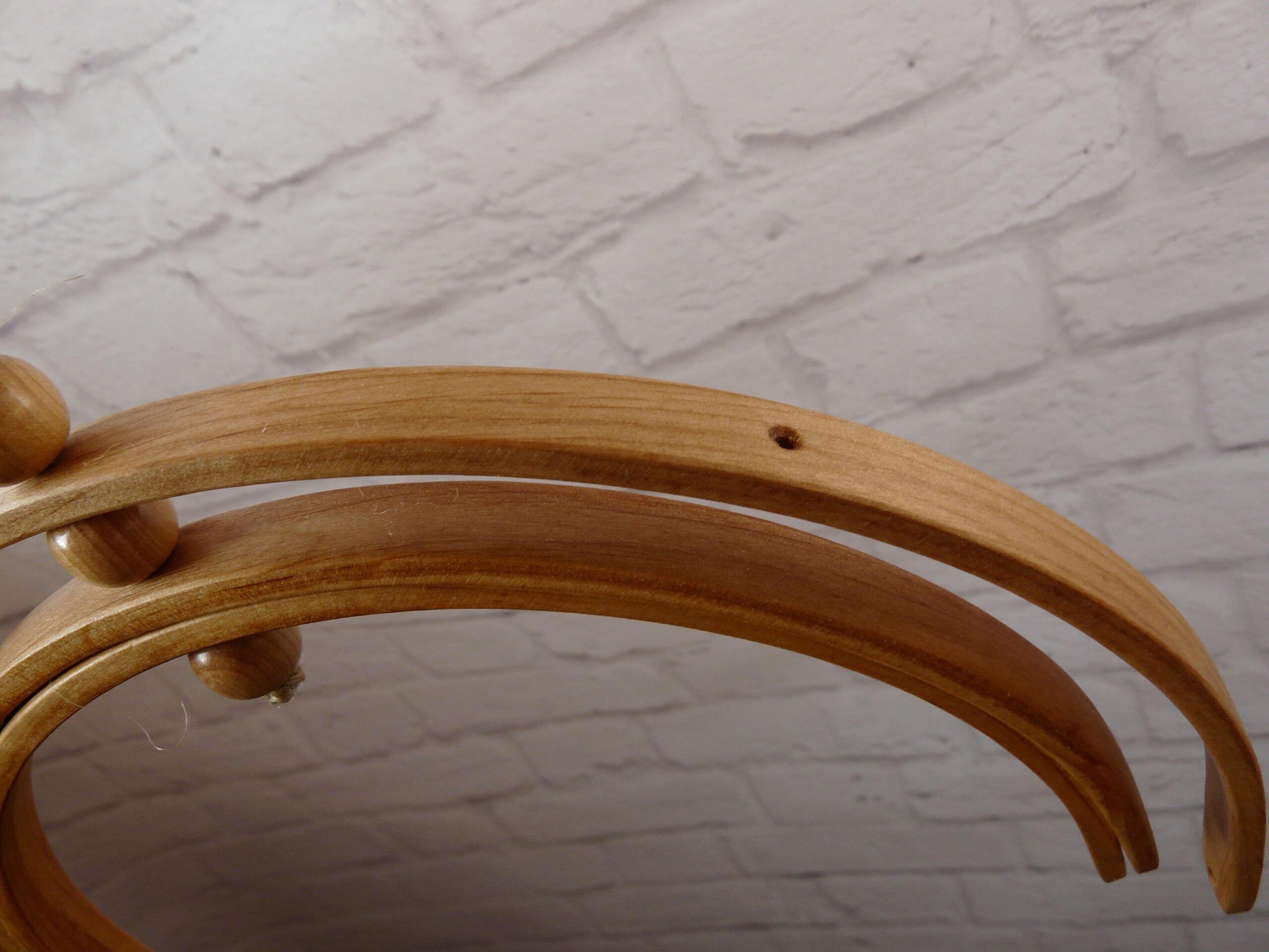Alder Wooden Mobile Hanger Nursery Decor Mobile Crib Base DIY Natural ...