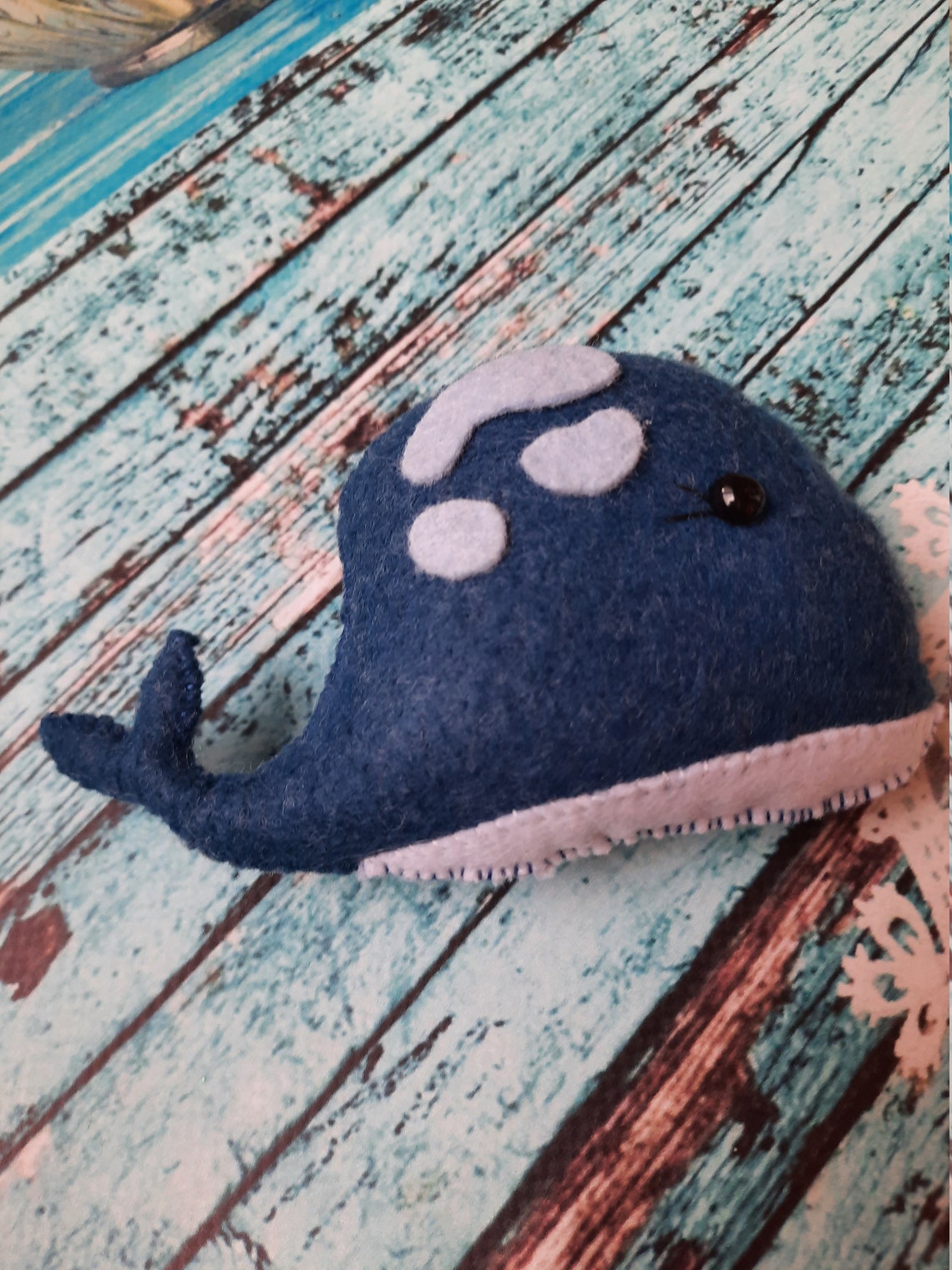 Whale Felt PDF Sewing Pattern Easy ornaments Baby mobile toys | Etsy