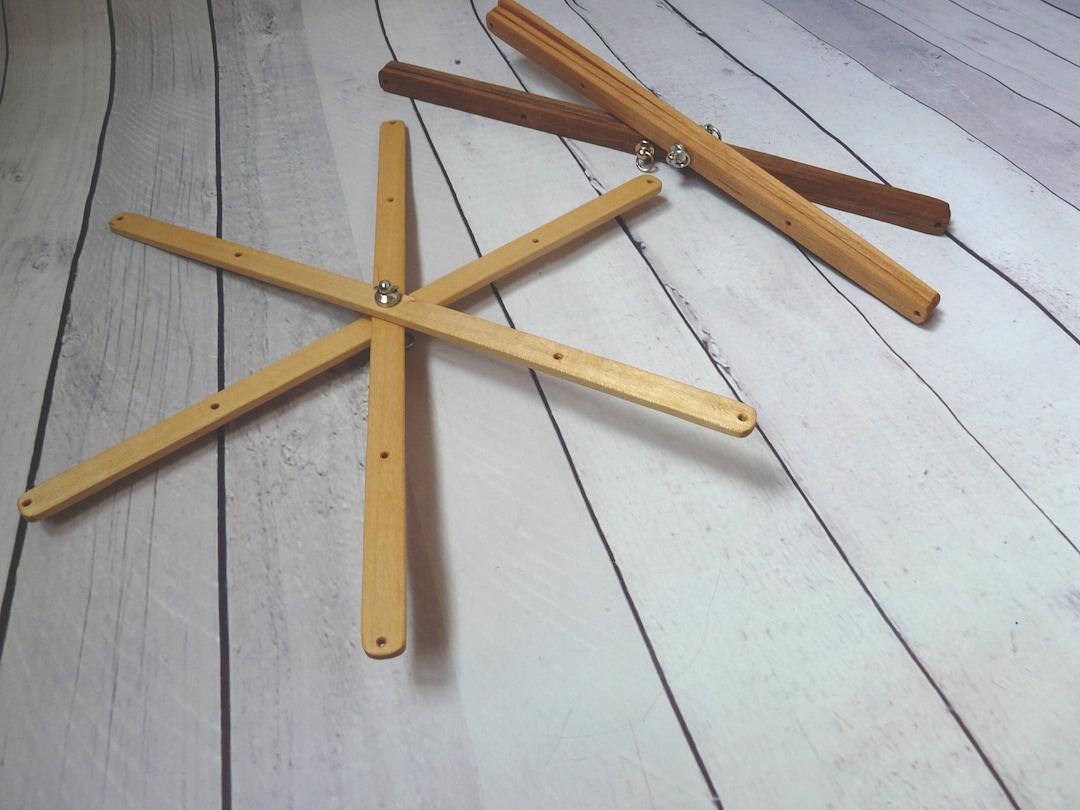 Wooden Mobile Hanger Nursery Oak Decor Mobile Crib Base DIY Natural ...