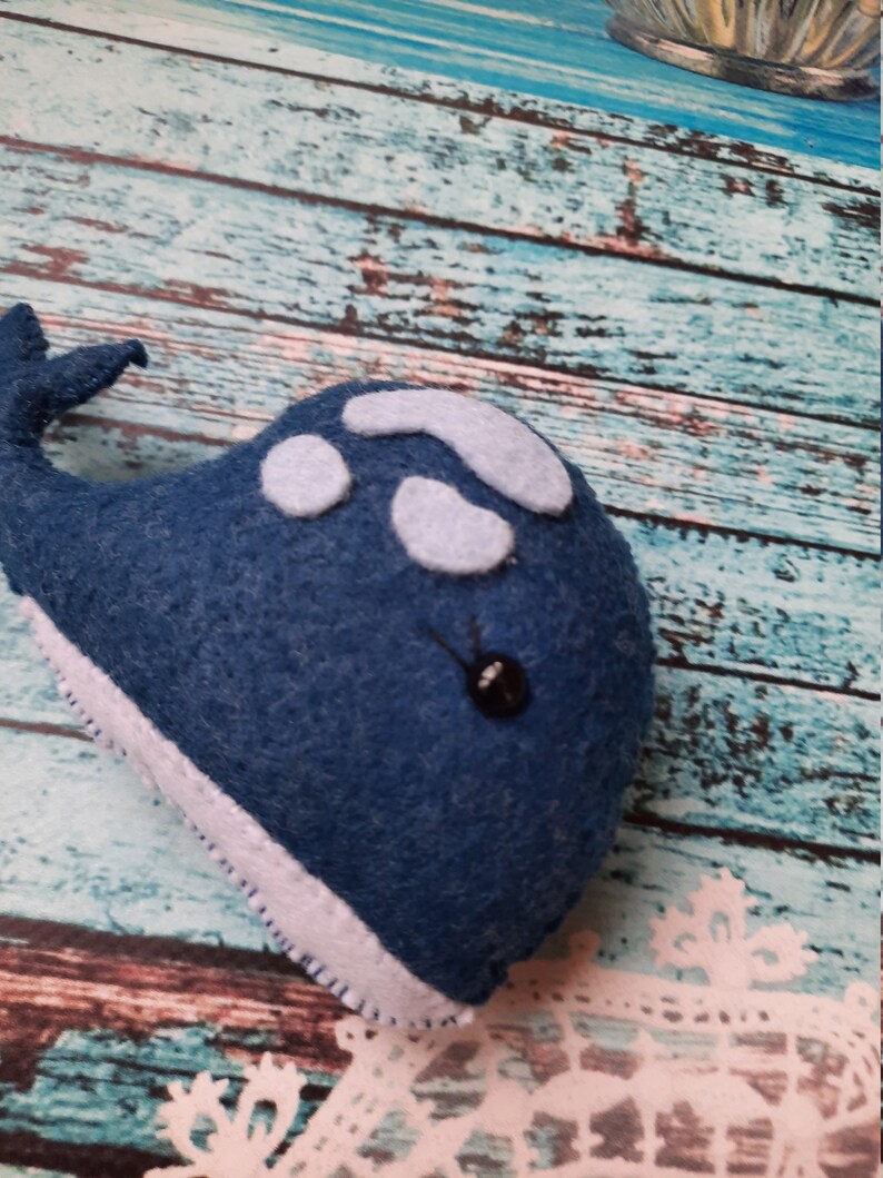 Whale Felt PDF Sewing Pattern Easy ornaments Baby mobile toys | Etsy