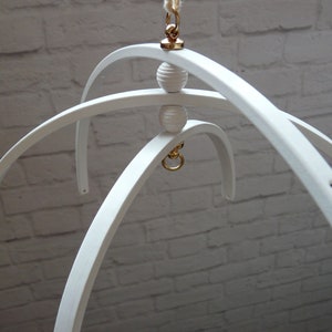Arcs Wooden Mobile, Hanger Mobile, Frame Mobile, Nursery Decor, Crib ...