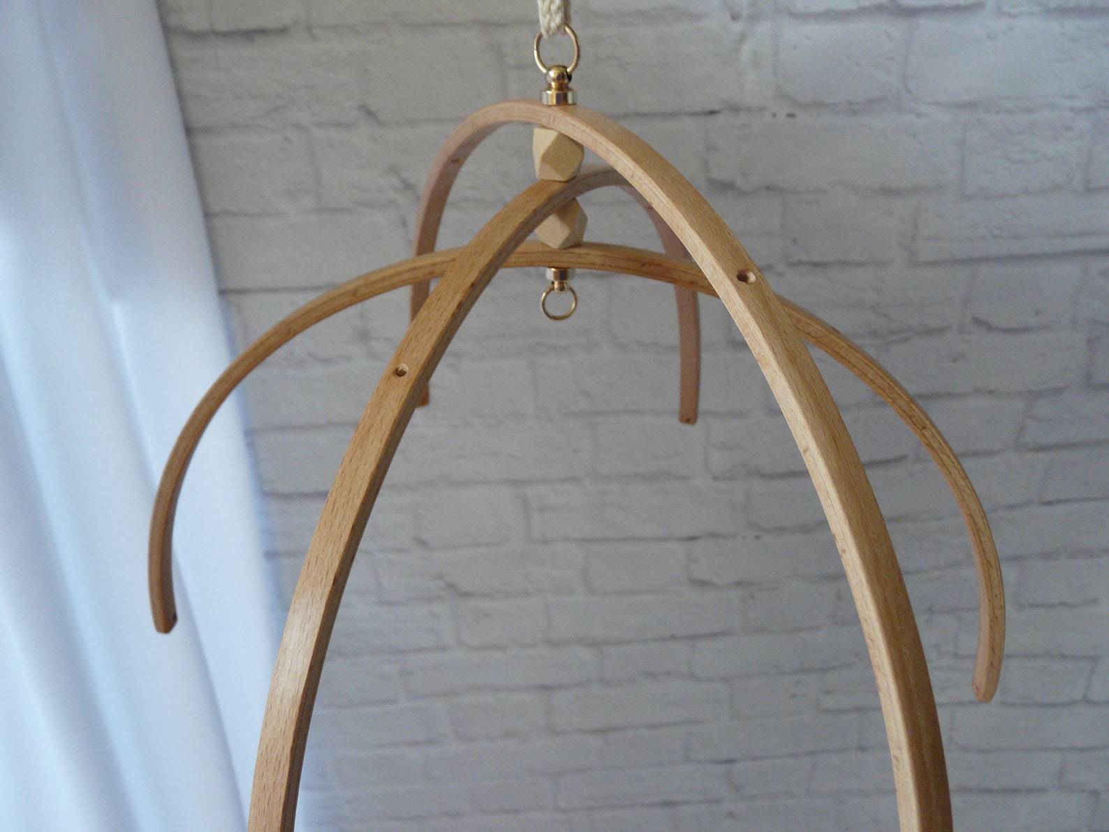 Arcs Wooden Mobile, Hanger Mobile, Frame Mobile, Nursery Decor, Crib ...