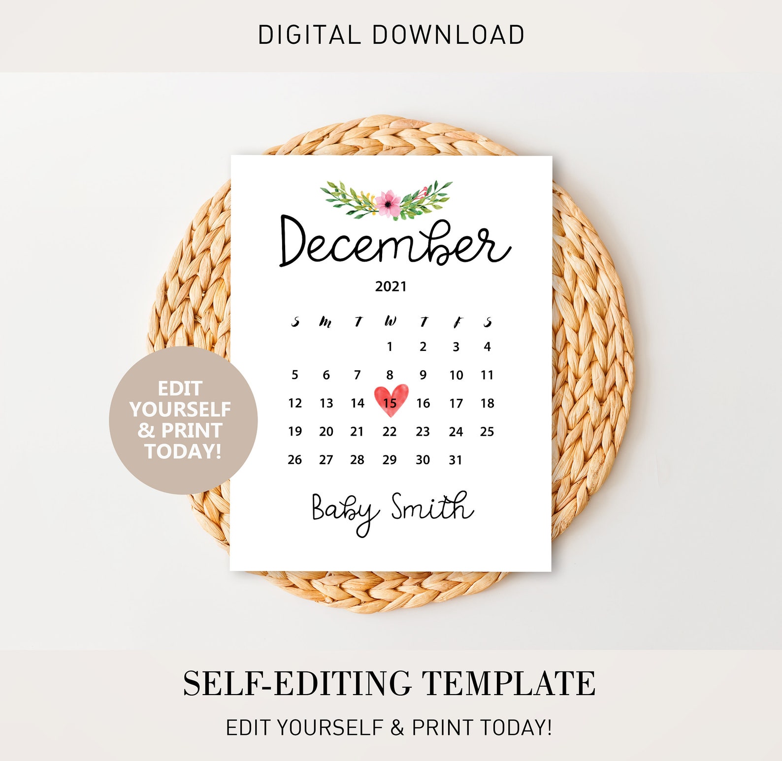 editable-pregnancy-announcement-calendar-baby-due-date-etsy