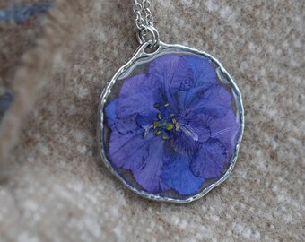 Real Flower Necklace - Etsy