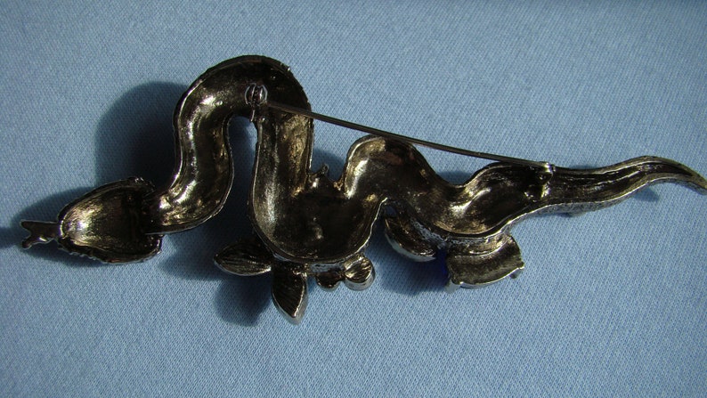 Vintage 1970's Serpent Brooch Statement Piece - 5 Inches (13cms ) Long ...