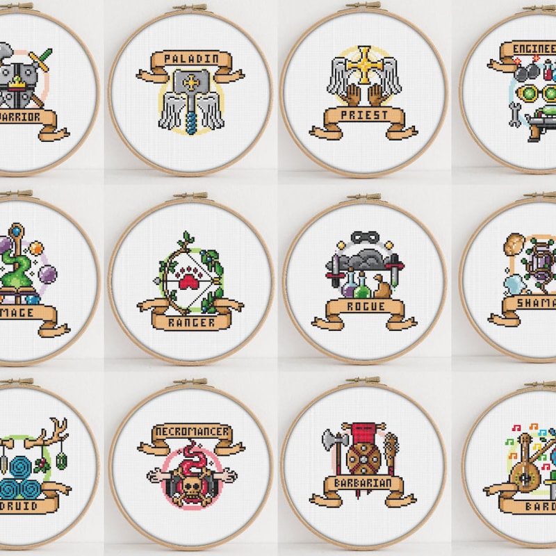 Dungeons and Dragons Cross Stitch - Etsy