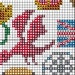 UK Map Cross Stitch Pattern: England, Ireland, Wales (PDF Pattern) - Etsy
