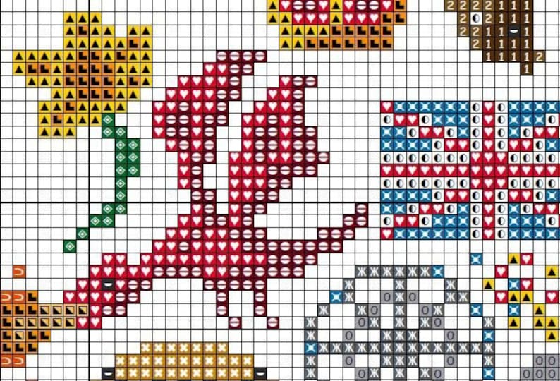 UK Map Cross Stitch Pattern: England, Ireland, Wales (PDF Pattern) - Etsy