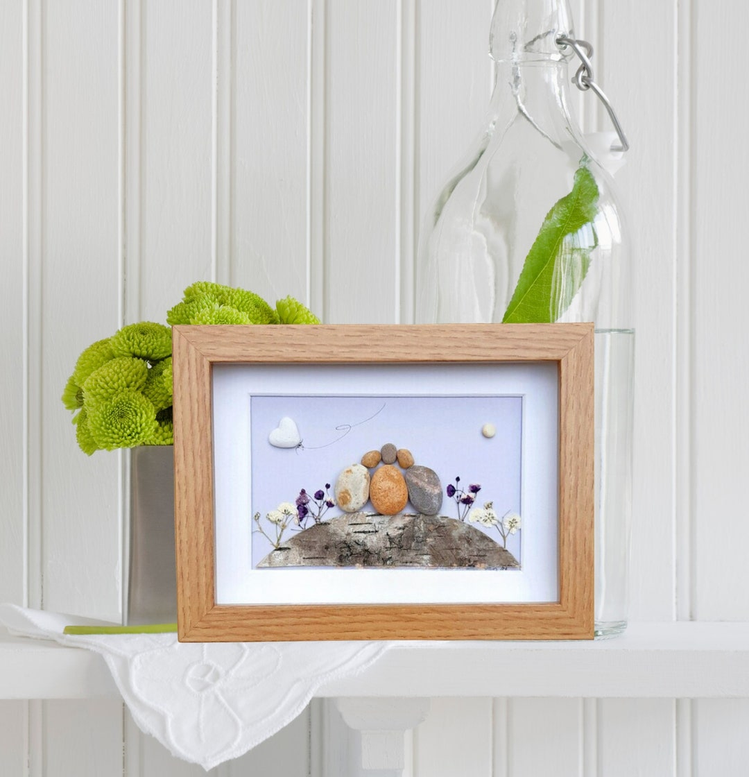 Sisters Pebble Picture, Love My Sisters Gift, Sisters Family Picture, 3 ...
